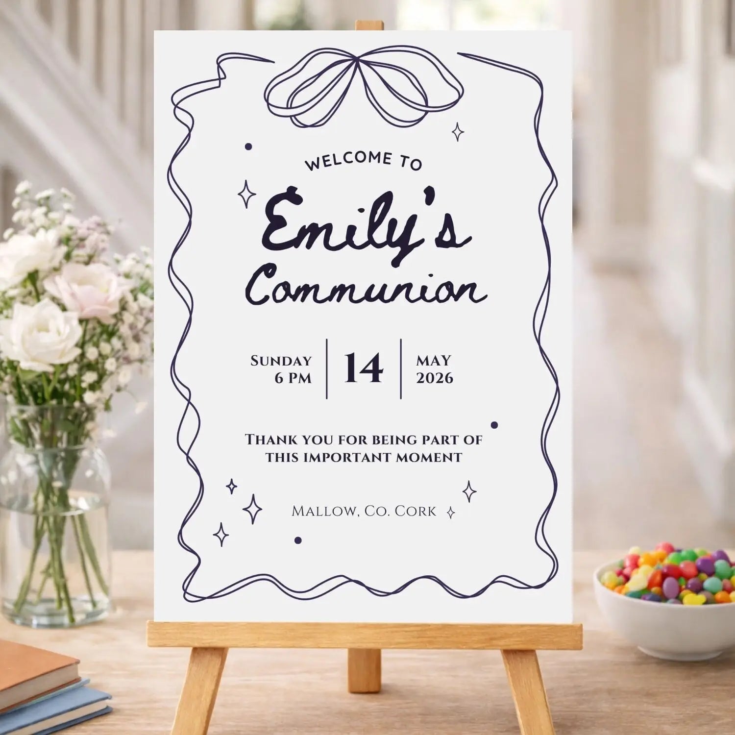 First Holy Communion Welcome Signs & Prints for Irish Celebrations ...